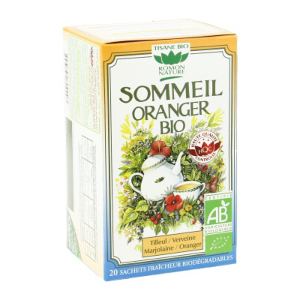 Romon Nature Tisane Sommeil Orange - 20 Sachets Bio - Naturalia Courses en ligne et offres